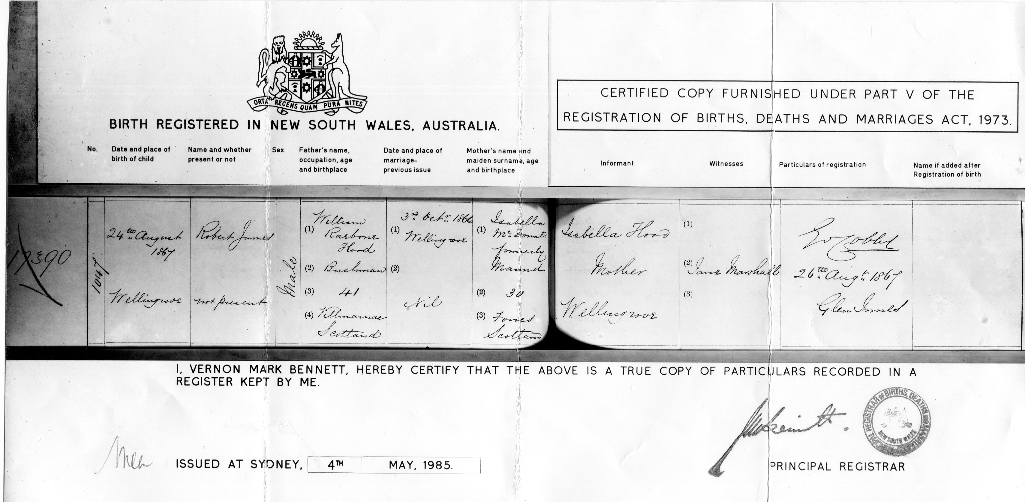 Isabella McDonald Maund (1837-1870) – The Tagney Hood