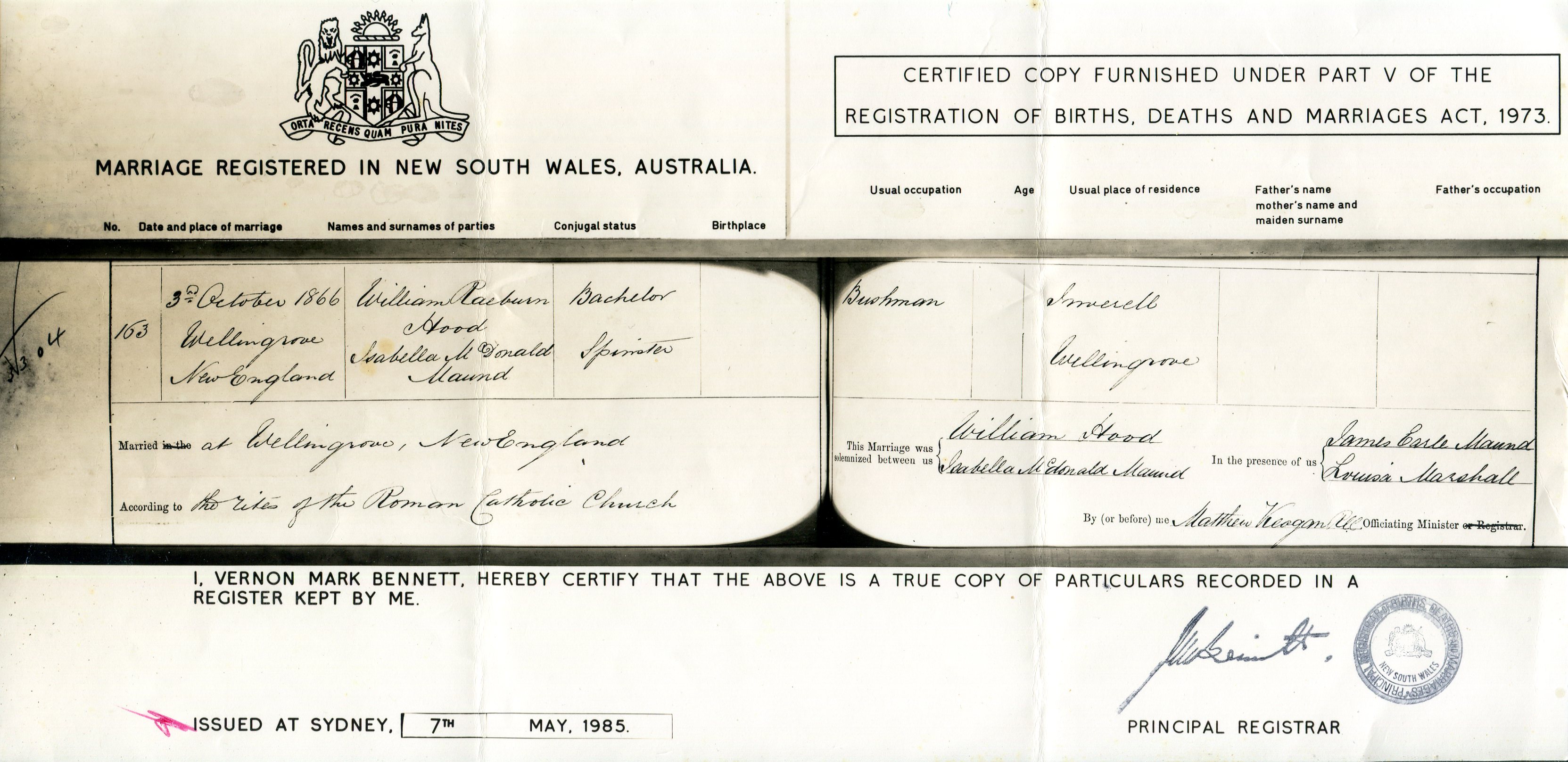 Isabella McDonald Maund (1837-1870) – The Tagney Hood