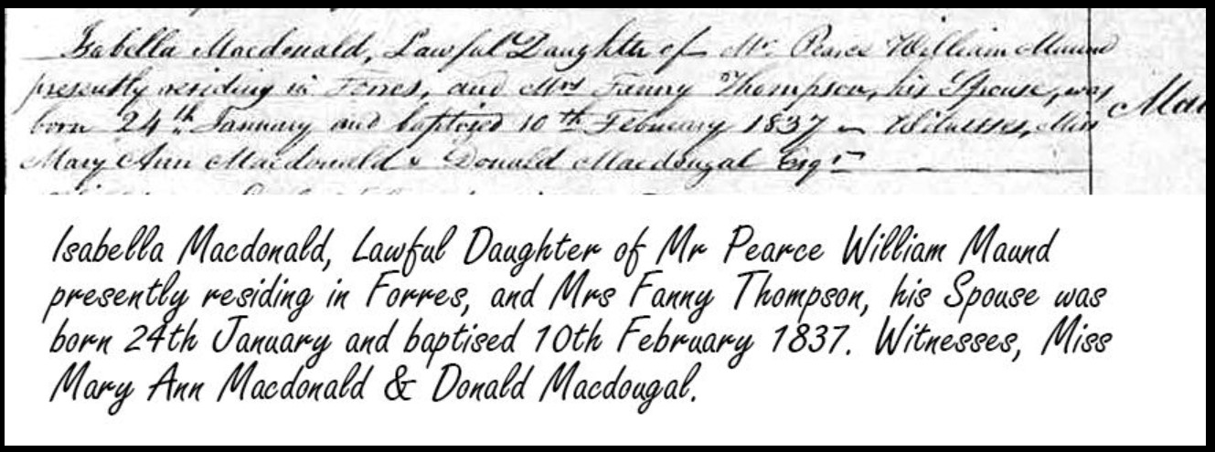 Isabella McDonald Maund (1837-1870) – The Tagney Hood